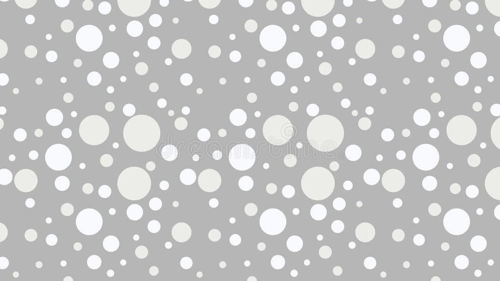 White Seamless Random Dots Pattern Vector Stock Vector - Illustration ...