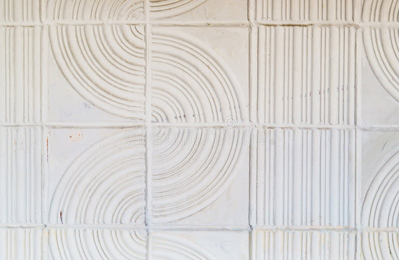 White Seamless Texture. Wavy Background. Interior Wall Decoration. 3D ...