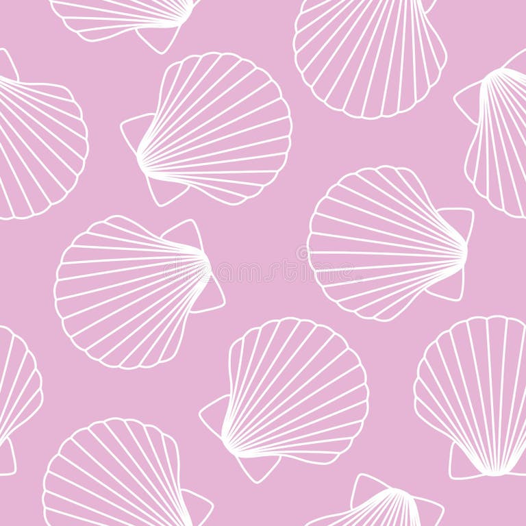 Sea Shell Pattern Stock Illustrations – 51,174 Sea Shell Pattern Stock ...