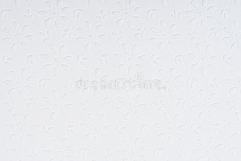 White Self Made Paper Pressed Sheet Texture Background. Embossed Lace ...