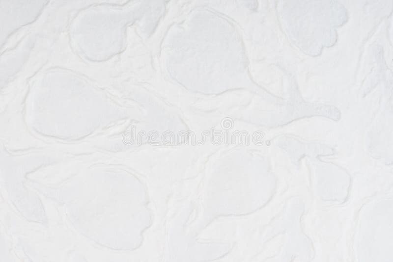 White Self Made Paper Pressed Sheet Texture Background. Embossed Lace ...