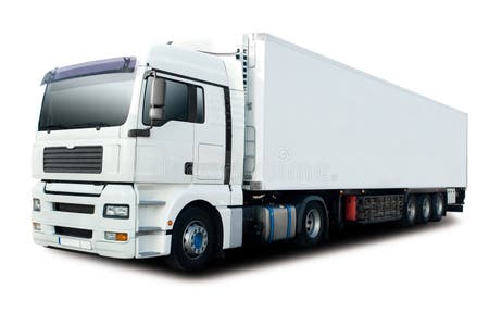 White Semi Truck stock photo. Image of operate, freight - 6742224