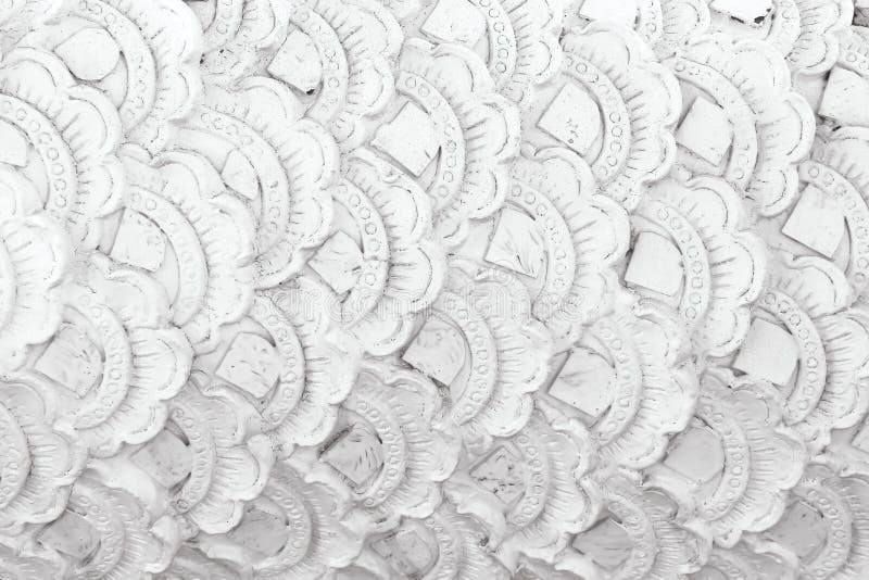 White Serpent Scale Wall With Seamless Patterns On Crafts Background Stock Image Image Of