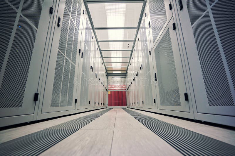 White Server Room Network stock image. Image of global - 35804787