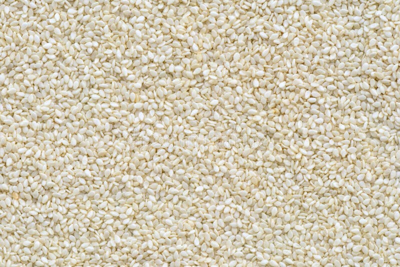 White Sesame Seed Background and Textured Stock Image - Image of herbal ...
