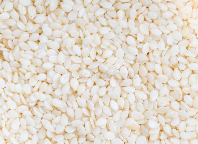 White Sesame Seeds Background Stock Image - Image of crop, view: 178222709