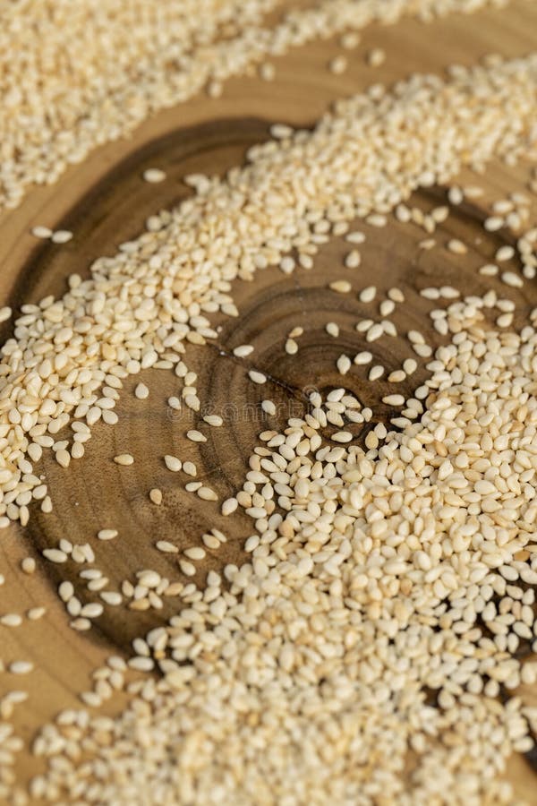 White Sesame Seeds for Use in Cooking Stock Photo - Image of crop ...