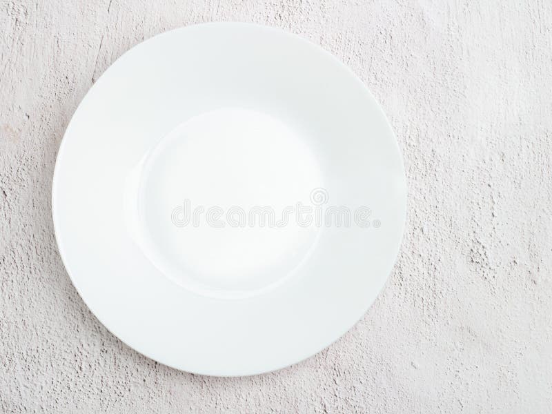 Shallow Dish Seen from Above on Rustic Background Stock Photo - Image ...