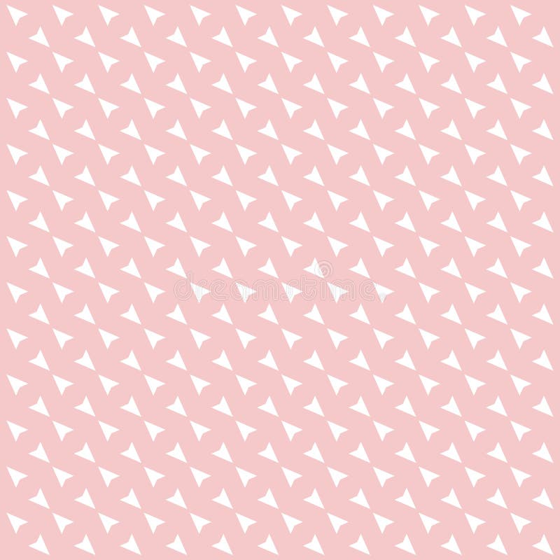 White Shape Line Repeating Seamless Pattern on Pink Background.vector ...