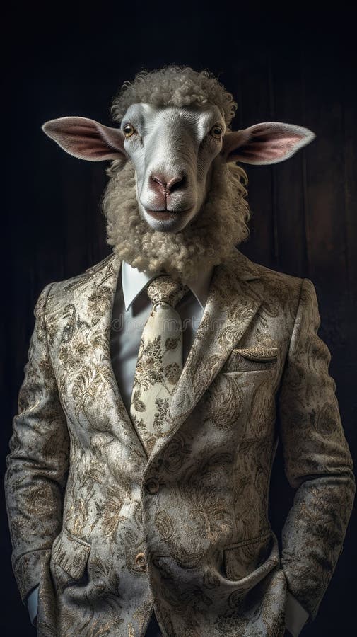 Sheep Gentleman Stock Illustrations – 56 Sheep Gentleman Stock ...