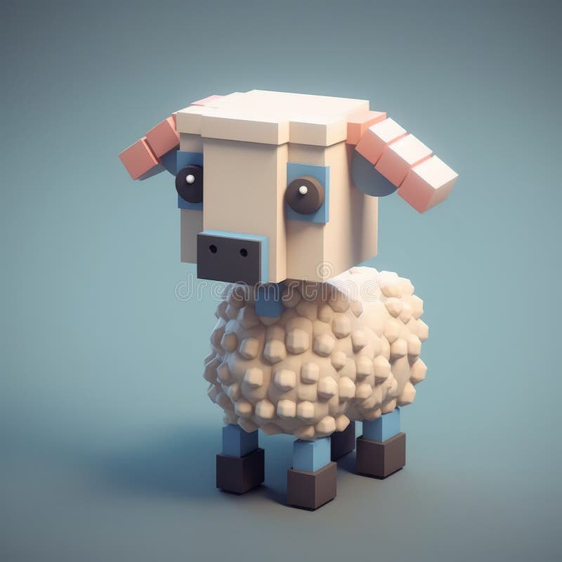 Minecraft Sheep Pixel Art