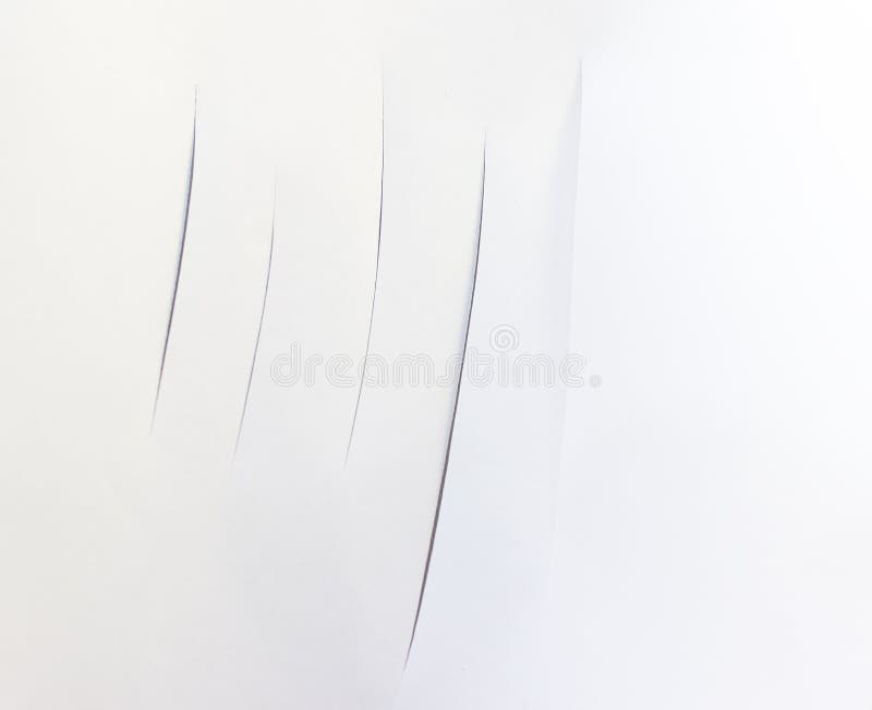 White Sheet Paper Cuts stock photo. Image of fontana - 37122534