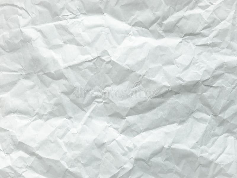 White Sheet of Paper Folded. Crushed and Folded White Sheet of Old ...