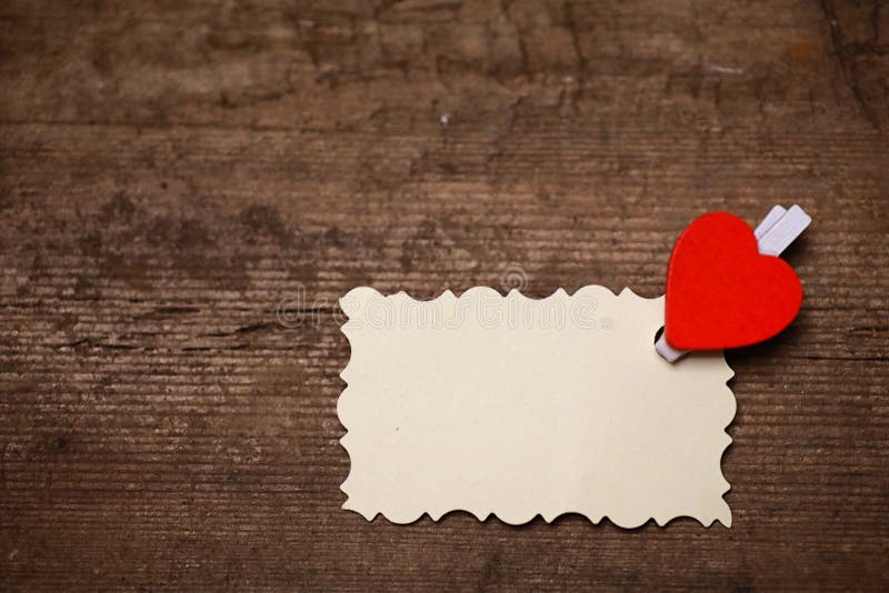 White Sheet Paper Love Notes and Heart Shape Stock Image - Image of ...