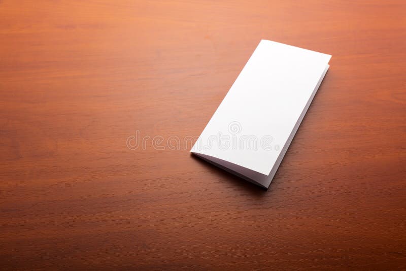 White Sheet of Paper on the Table Stock Photo - Image of letter ...