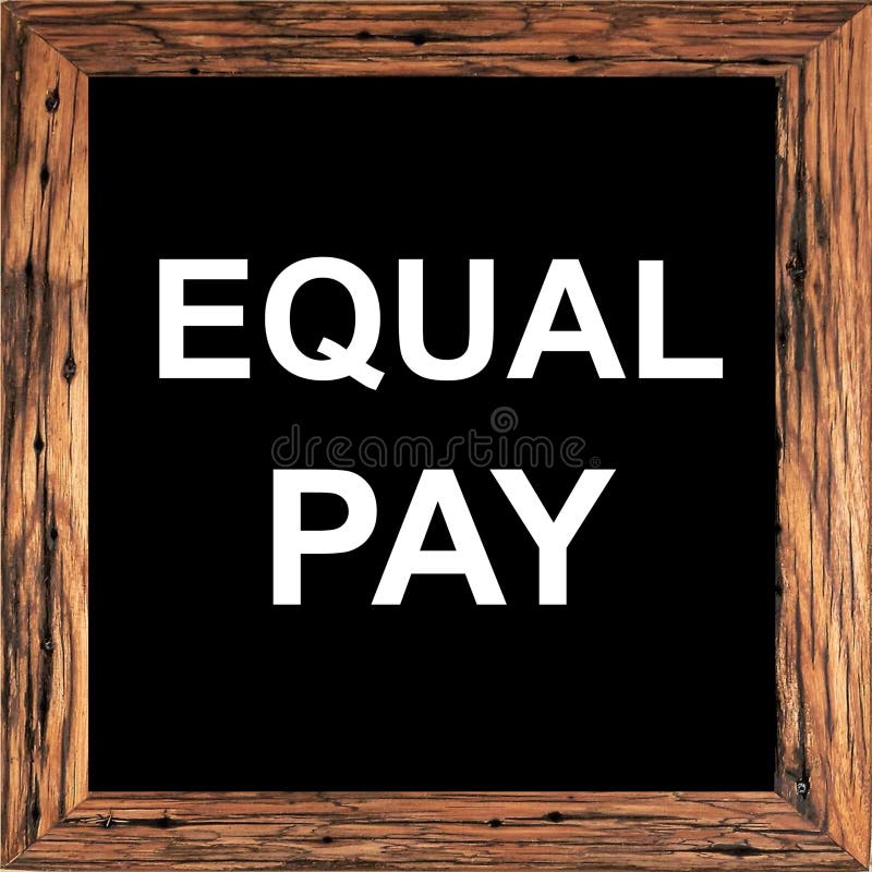 White Sheet of Paper with the Text EQUAL PAY. Gender Equality Concept ...