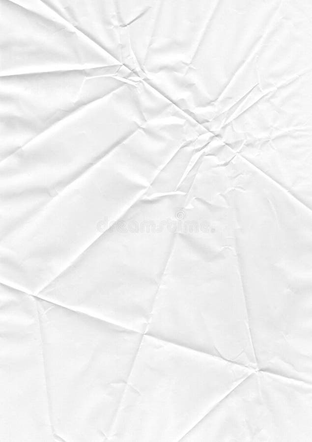 White Sheet of Paper Texture with Geometric Folds and Creases Stock ...