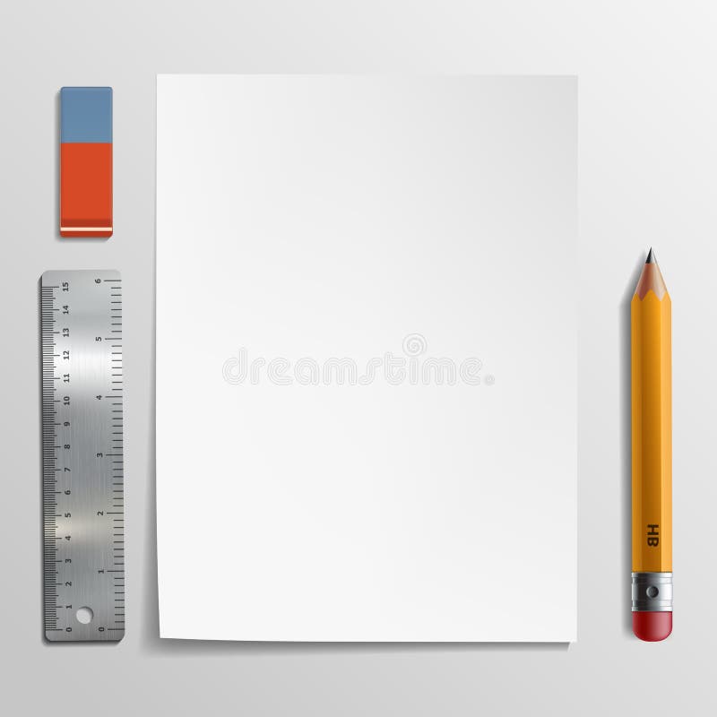 White Sheet. Stock Illustration. Stock Vector - Illustration of piece ...