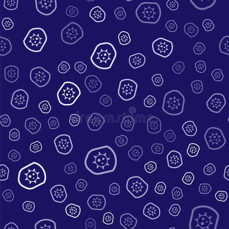 White Shield Protecting from Virus, Germs and Bacteria Icon Isolated ...