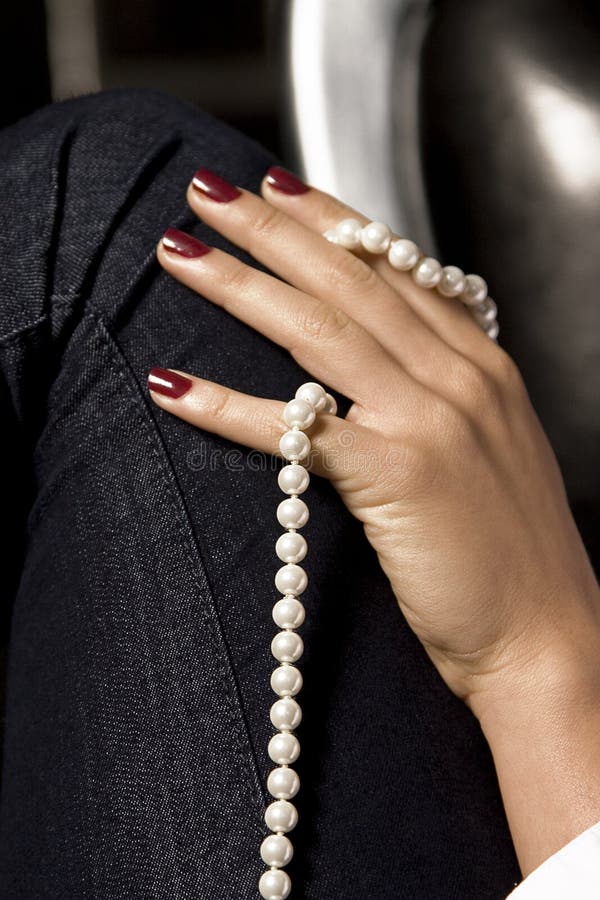 White shine pearls stock photo. Image of chaplet, collection - 13363204