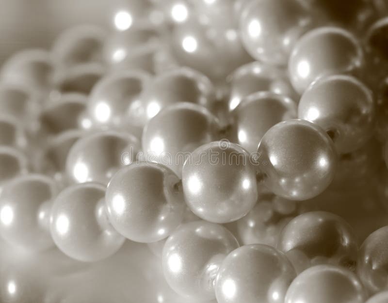 White shining pearls stock image. Image of accessory - 32287745
