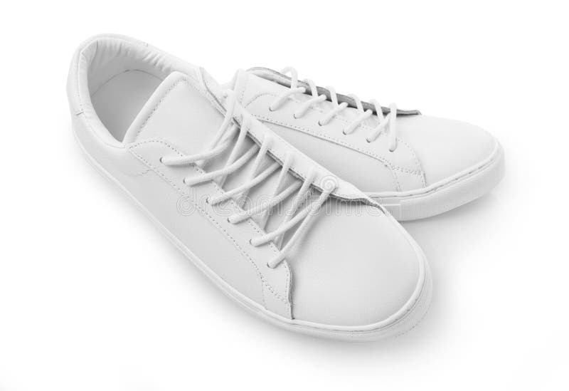 White shoes on white stock image. Image of clothing - 182440189