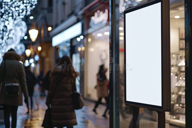 A White Sign is Hanging on a Building Stock Image - Image of message ...