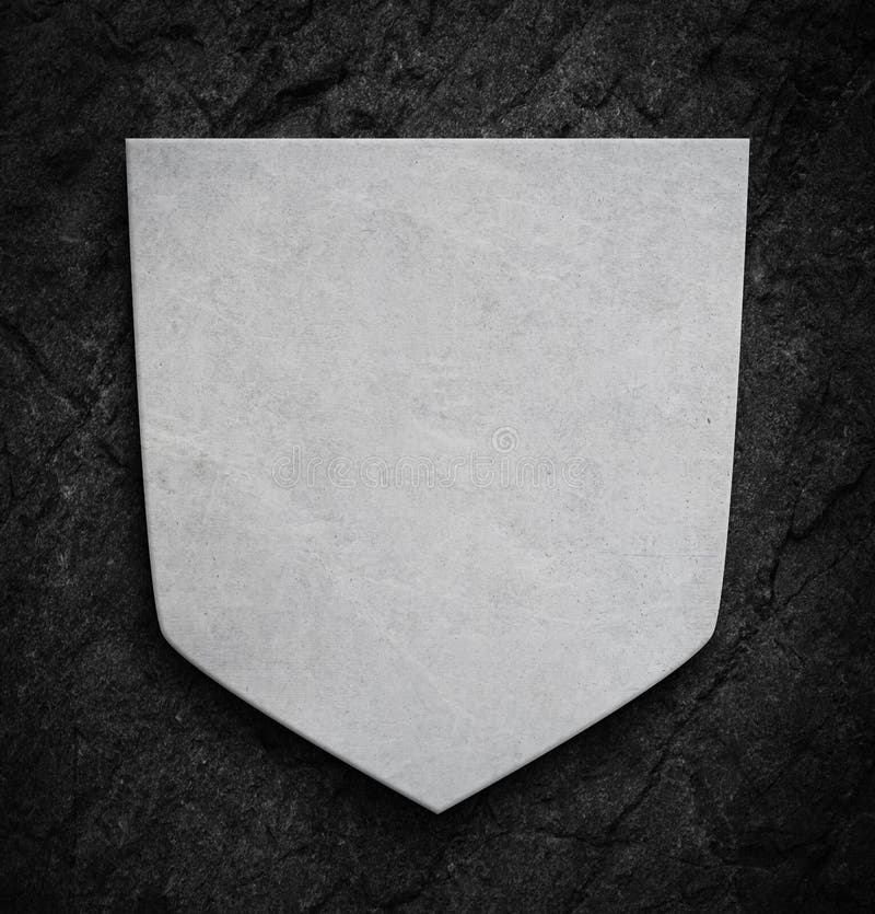 Stone shield stock image. Image of stonework, design - 19133899