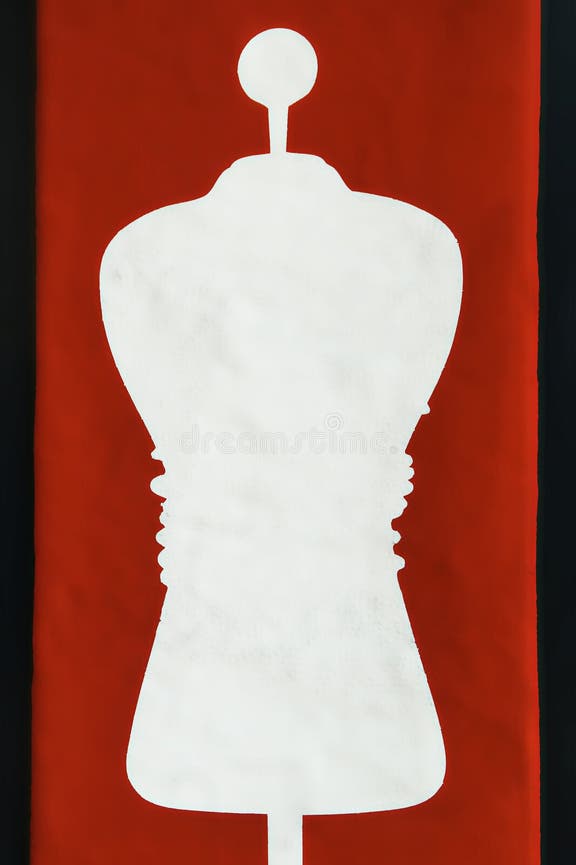 White Silhouette of the Dummy Stock Image - Image of empty, dummy: 58425309