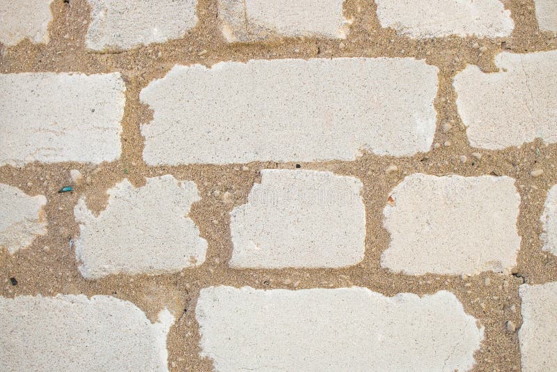 White Silicate Brick Wall Masonry Stock Photo - Image of fragment ...