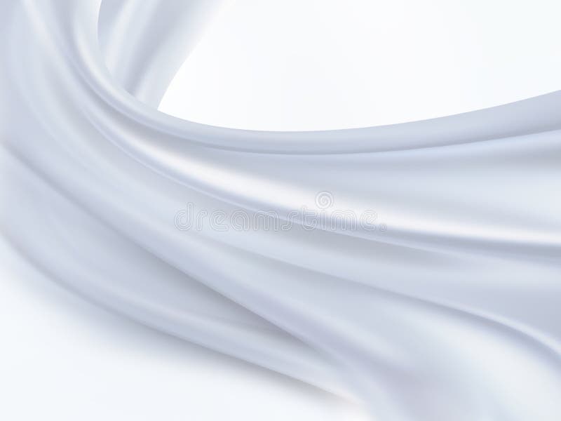 White silk stock illustration. Illustration of design - 37141587