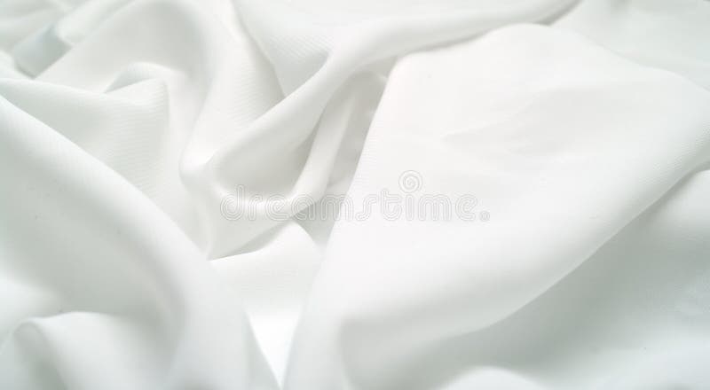 White silk fabric stock photo. Image of color, curves - 13291840