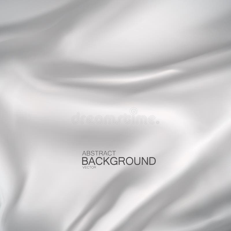 White silk fabric. stock vector. Illustration of elegance - 80130035