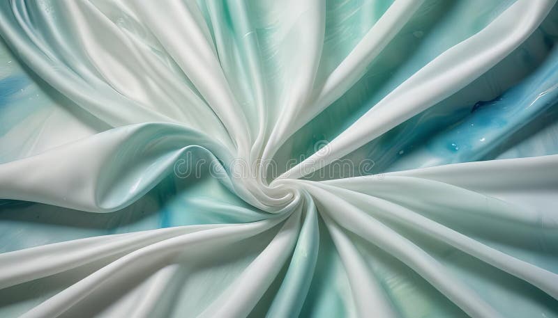 White Silk Fabric. a Very Lightweight Viscose Fabric with Rich Drapery ...