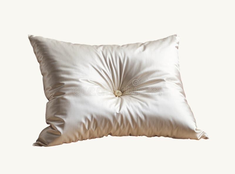 White Silk Rectangular Pillow PNG or JPG AI Generated Stock Image ...