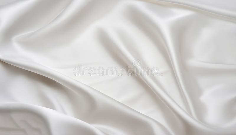 White Silk Texture Background,generated with AI. Stock Illustration ...
