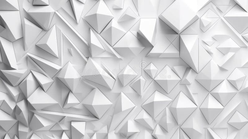 White Silver Geometric Universal Background. Generative AI Stock ...