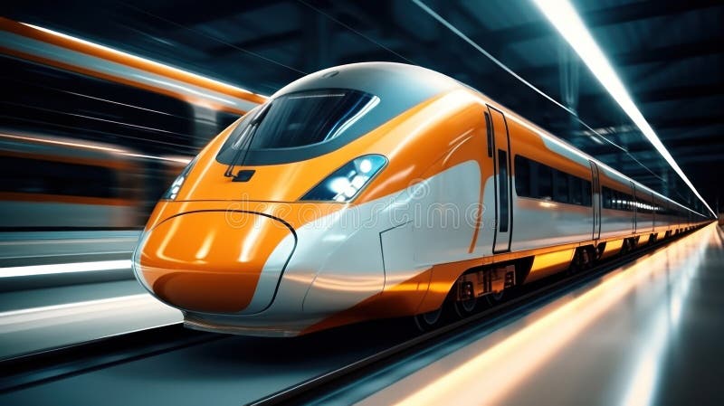 White and Silver Train on the Track, Stock Photo - Image of ...