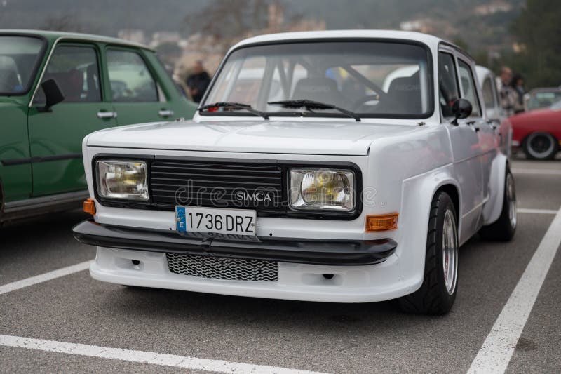 White Simca 1000 Rallye 3 Version Car in Perfect Condition. it S Like a ...