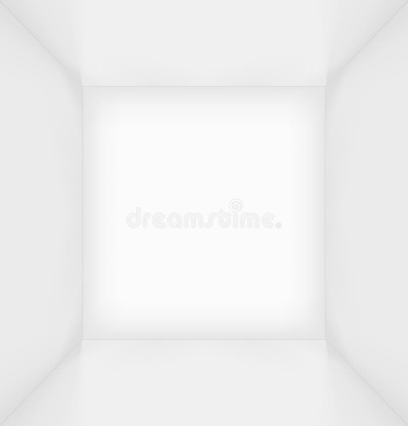 White simple empty room stock illustration. Illustration of ...