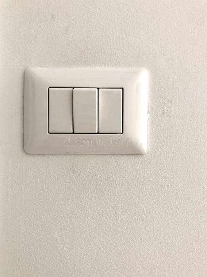 White Simple and Minimal Electrical Socket Stock Photo - Image of ...