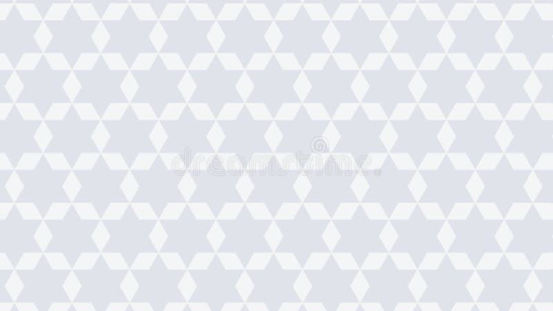 White Six Pointed Star Pattern Illustration Stock Vector - Illustration ...