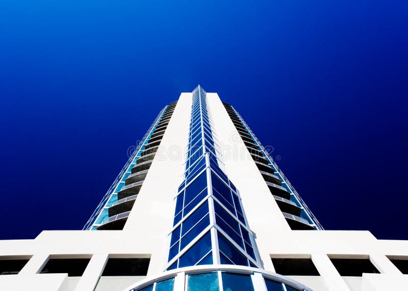 White Skyscraper stock image. Image of office, building - 231921