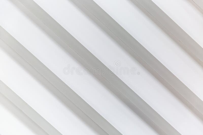 White Slatted Plastic Wall Panel. Modern Trends in Interior Design ...