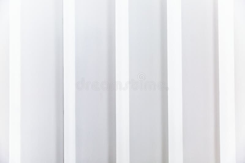 White Slatted Plastic Wall Panel. Modern Trends in Interior Design ...
