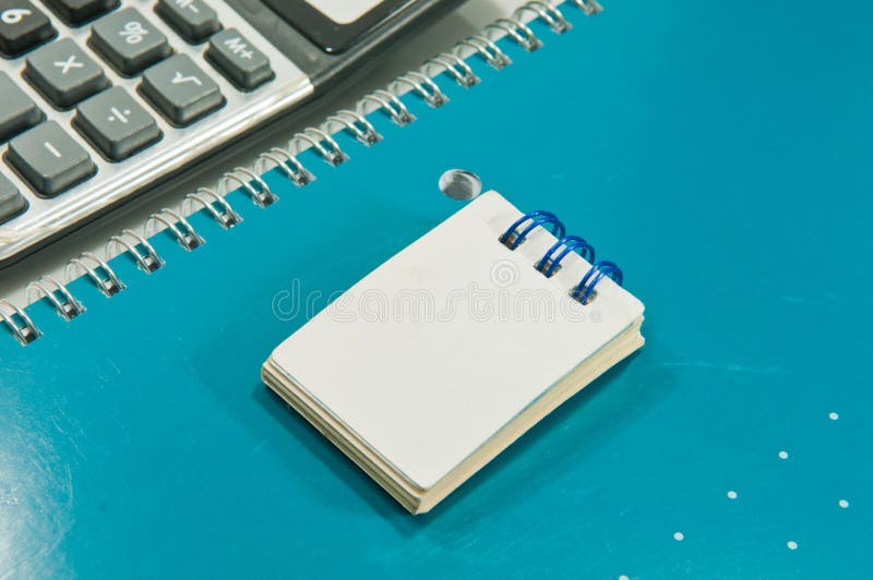 A white small notebook stock photo. Image of cloe, office - 23965644
