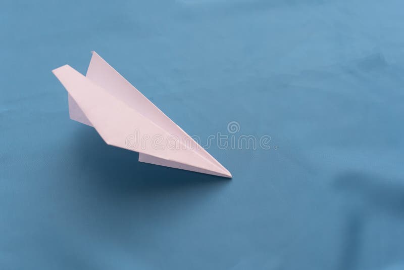 Paper Airplane on the Background of the Flag of Ukraine Stock Photo ...
