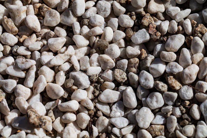 White Small Stones Background, White Pebbles Stone Texture and ...