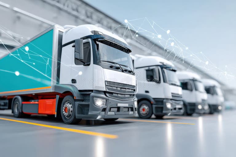 Smart Delivery Trucks Loading at a Connected Warehouse Using Internet ...