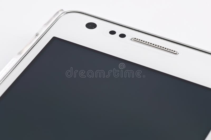 White smartphone stock photo. Image of computer, communication - 22749462